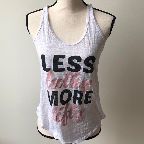 Tops | Less Talky More Lifty Active Tank | Poshmark
